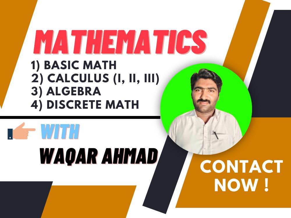 Professional math tutor, Discrete Math,Calculus and Algebra of All ...