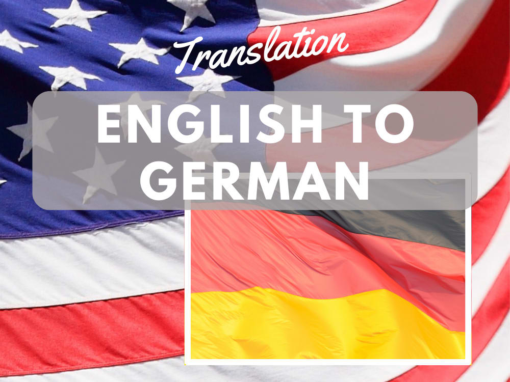 A top-notch German / Englisch translation from an Austrian Native ...