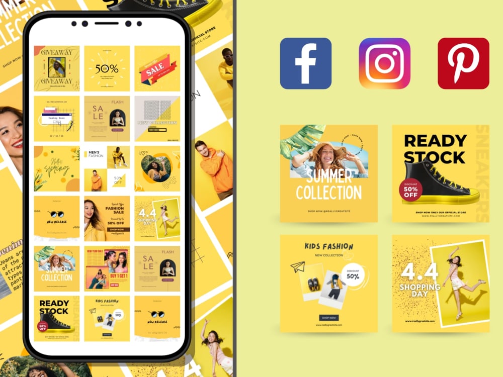 An Aesthetic & Cohesive Layout for Social Media Posts | Upwork