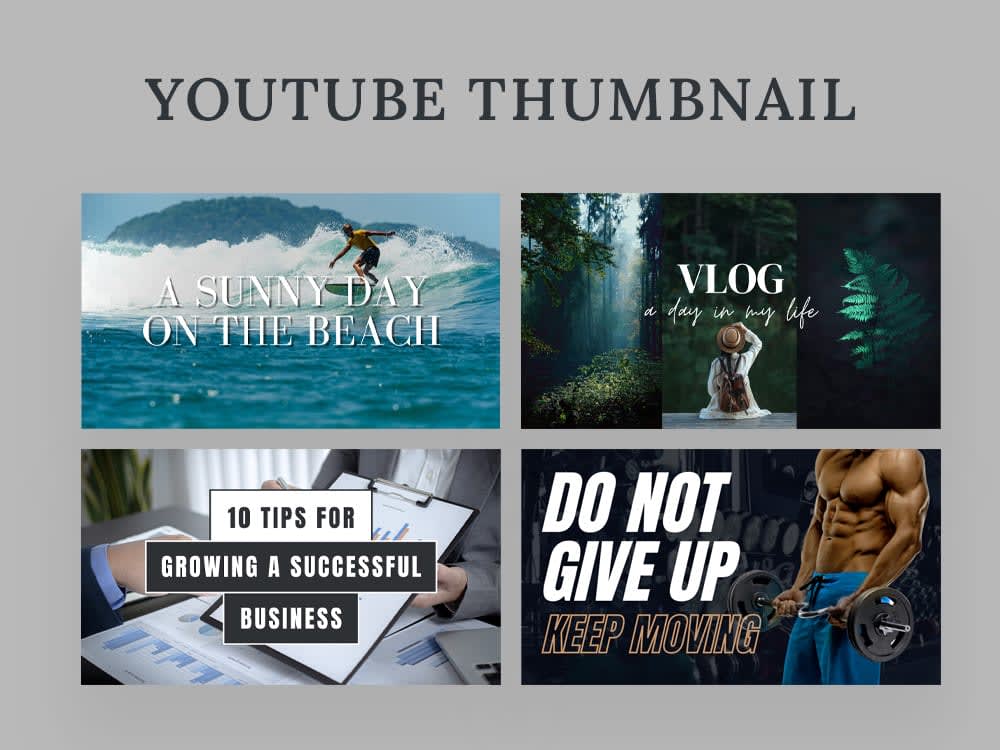 Social media posts, thumbnails, info graphics etc. for only 400 $ a ...