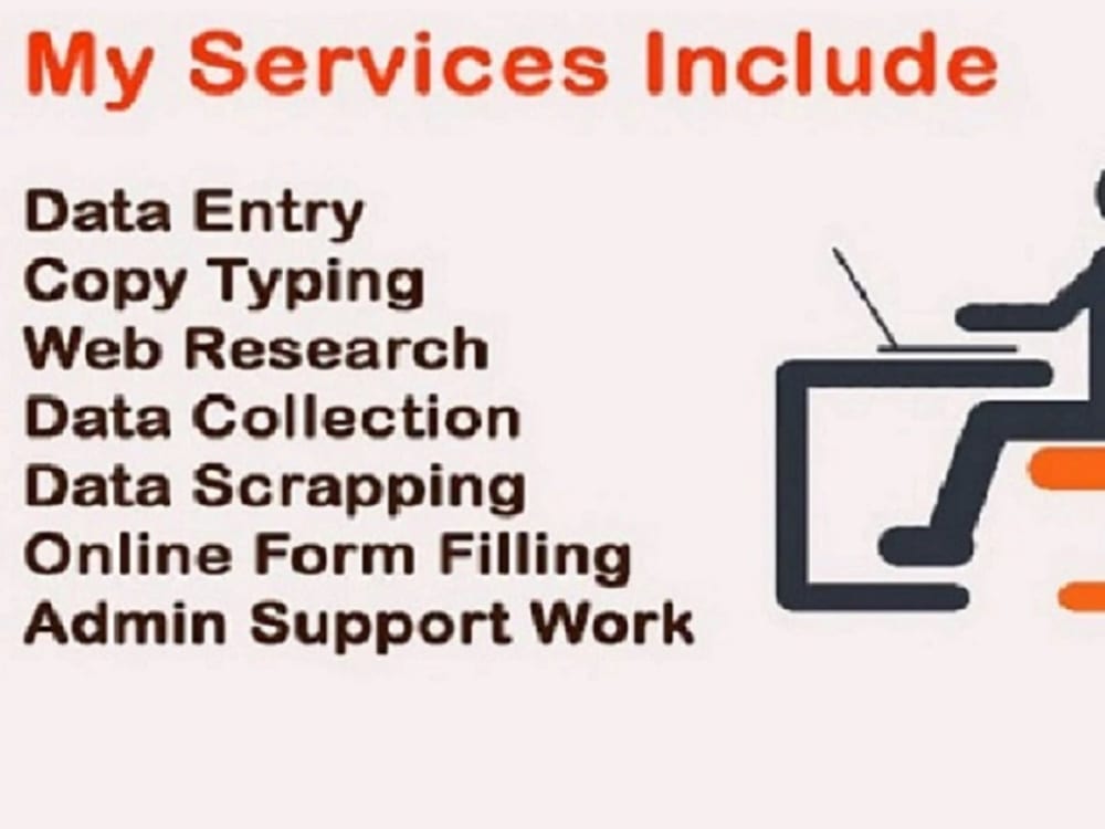 Data entry, web research, typing, copy paste & data mining | Upwork