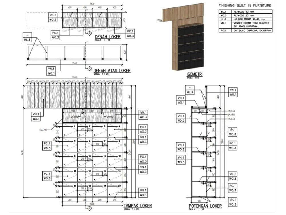 Detail Drawing of Furniture and Kitchen Sets from Your Design | Upwork