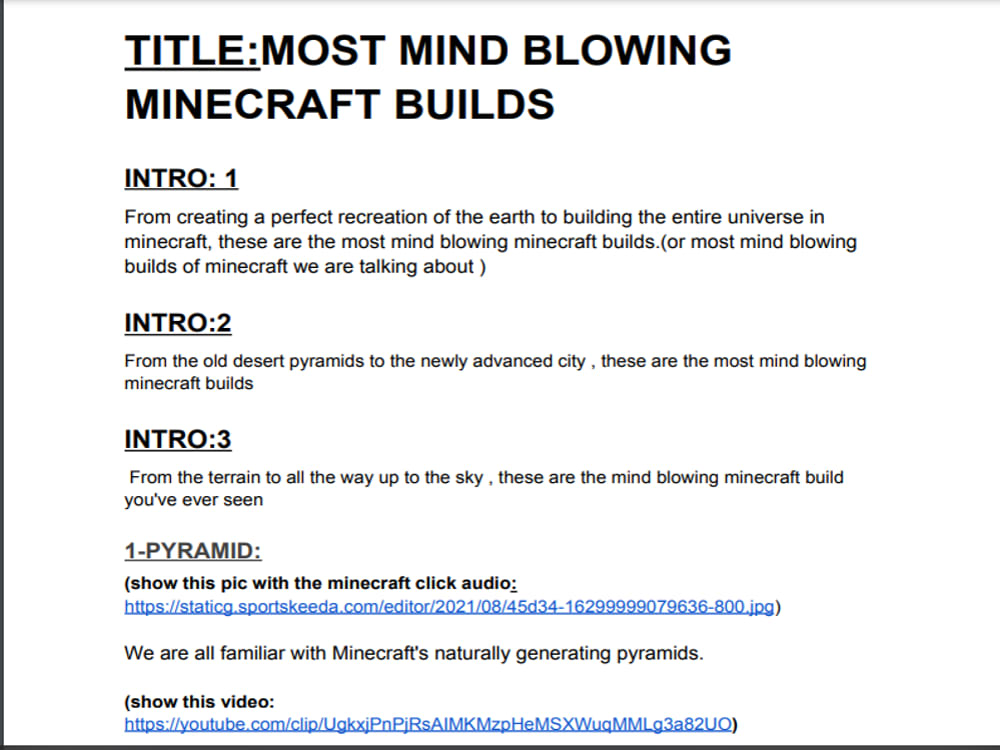 100% unique and attractive script / No AI / | Upwork