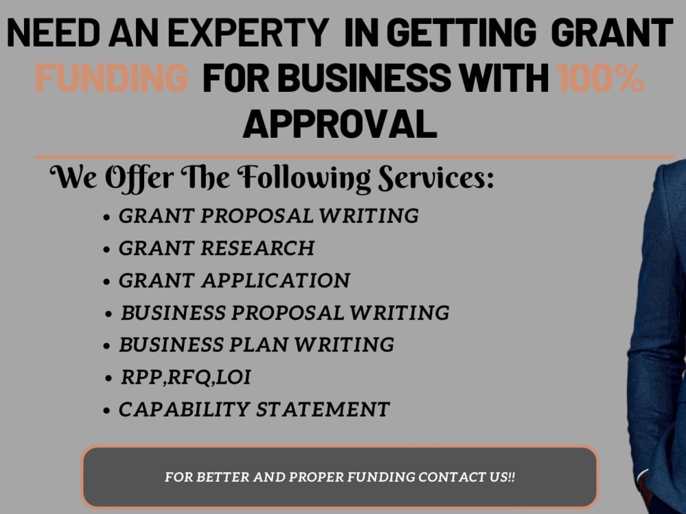 A professional business plan, grant writing proposal, nonprofit grant ...