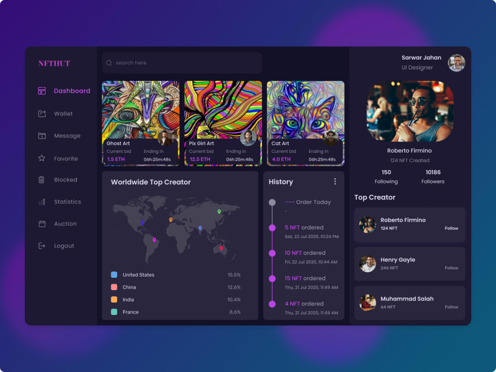 CRM Dashboard, Pos System, Web apps UI/UX Design In Figma | Upwork