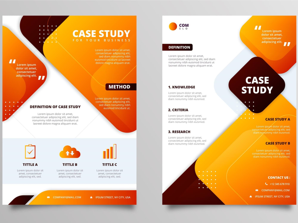 Data-Driven Case Studies report visualization in PPT and PDF formats ...