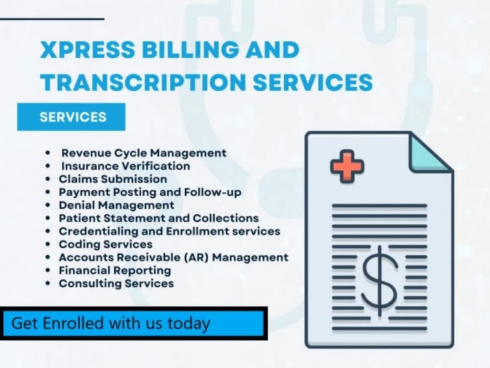 Medical Billing, Credentialing, Virtual Assistant & Scribbing | Upwork