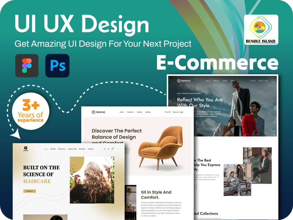 Responsive website UI/UX design, web UI or landing page UI design in Figma | Upwork