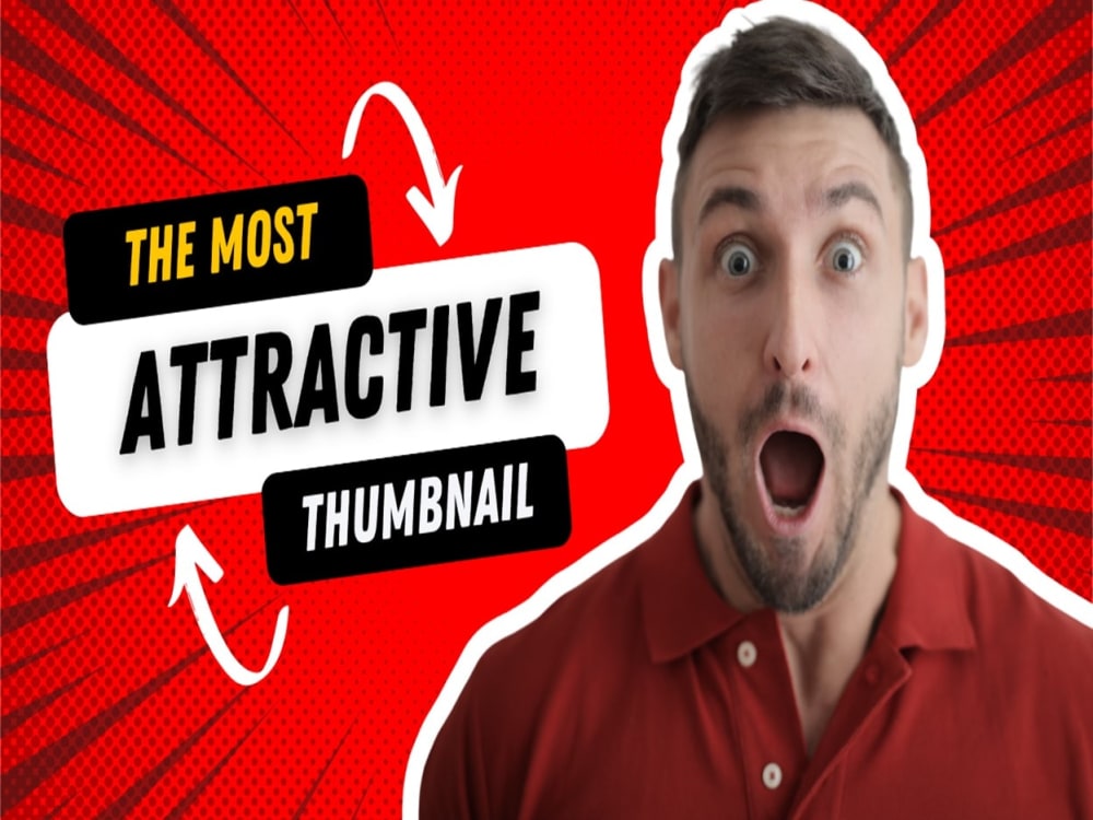 CLICKBAIT YOUTUBE THUMBNAIL | CATCHY THUMBNAILS | Upwork