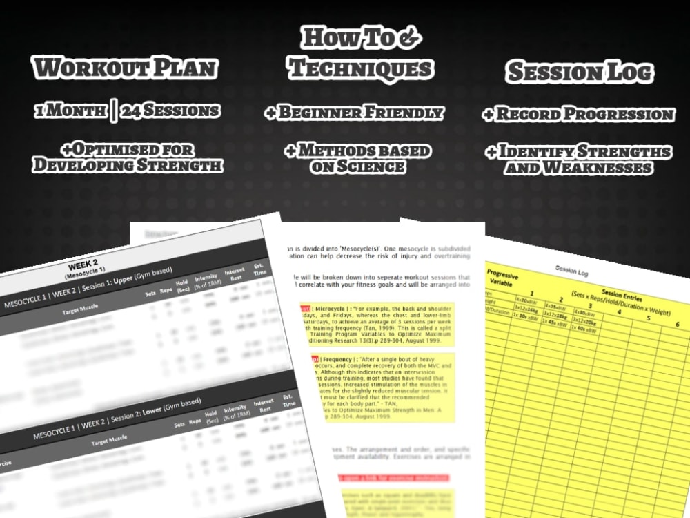 My 'Total Strength' 16-week workout programme | Upwork