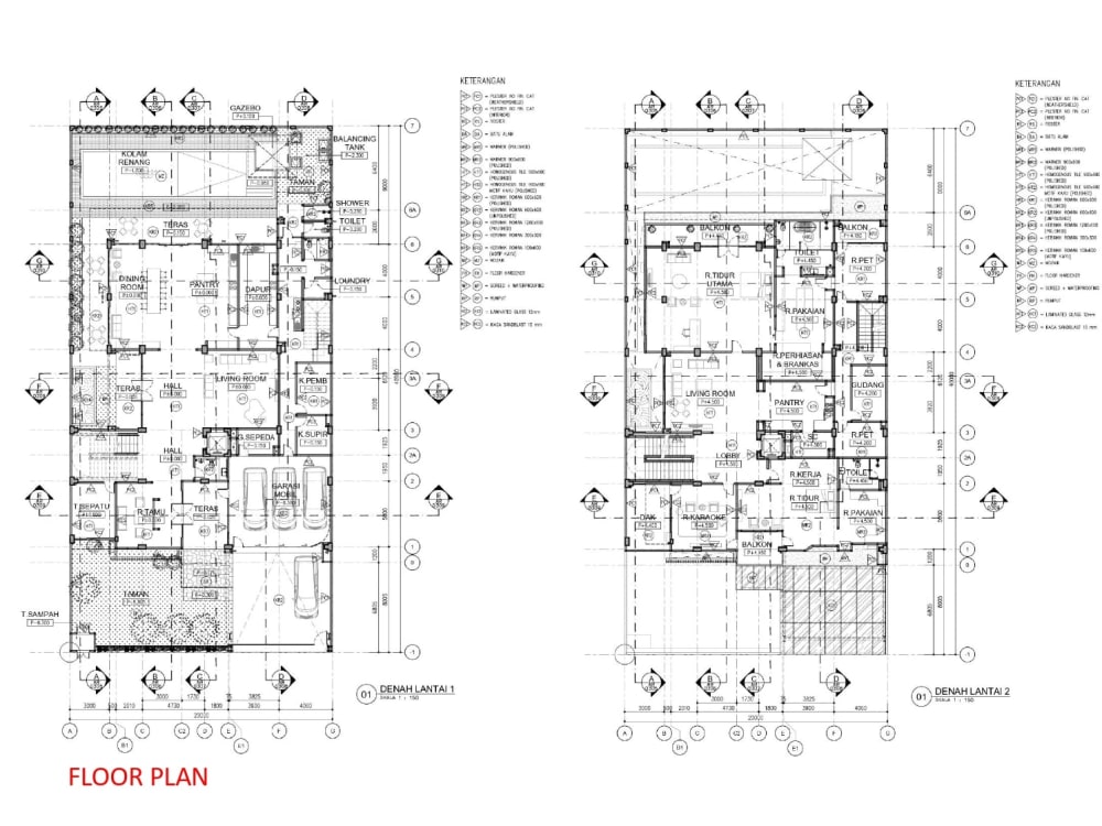 An Architectural Working Drawings-complete Set in Autocad | Upwork