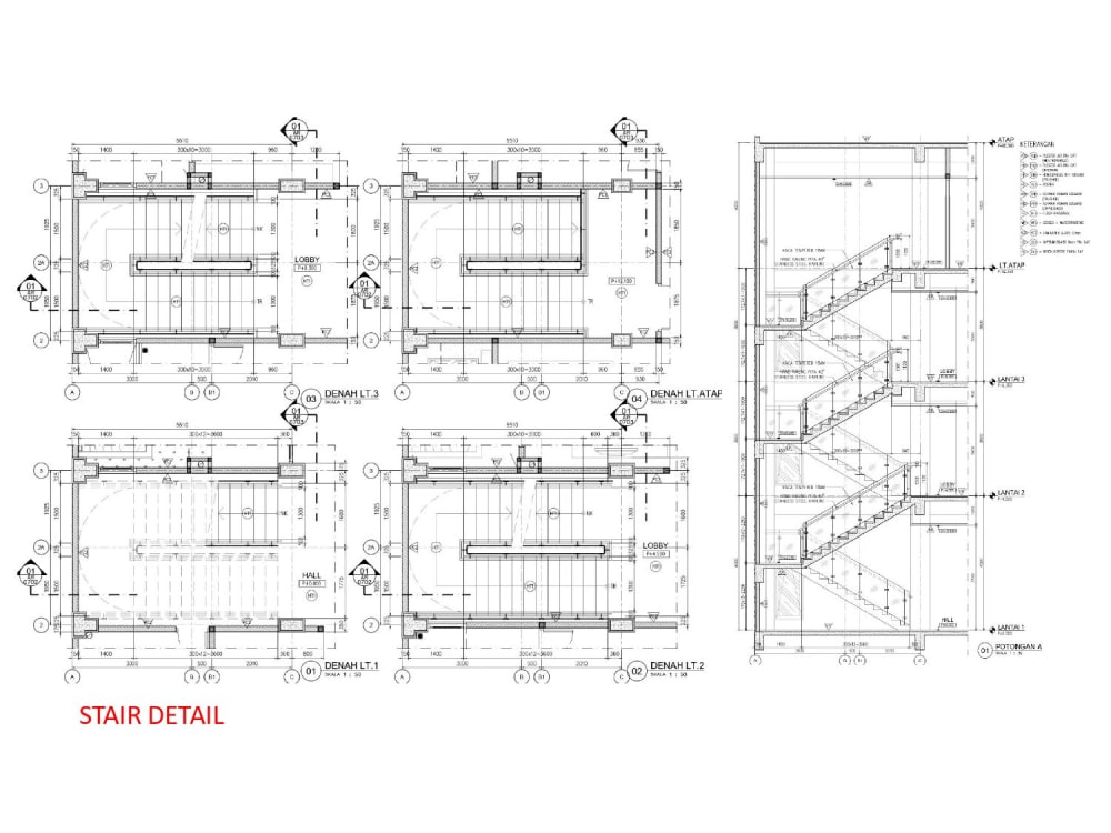 An Architectural Working Drawings-complete Set in Autocad | Upwork
