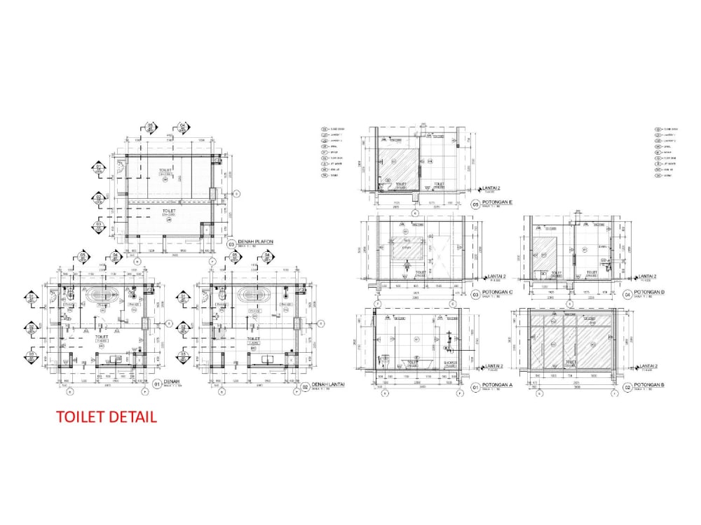 An Architectural Working Drawings-complete Set in Autocad | Upwork