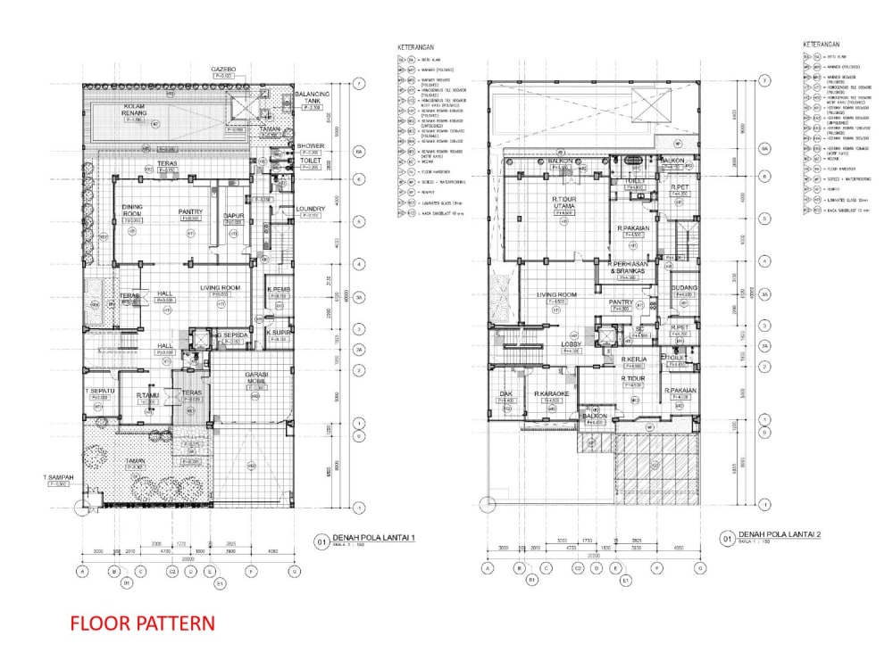 An Architectural Working Drawings-complete Set in Autocad | Upwork