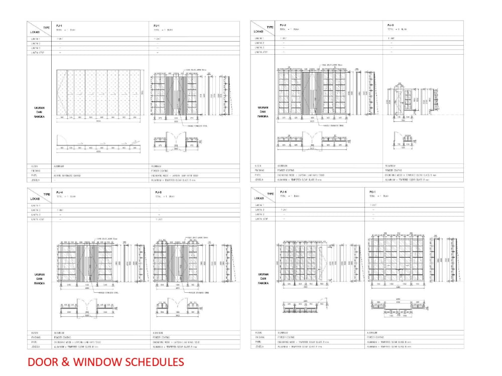 An Architectural Working Drawings-complete Set in Autocad | Upwork