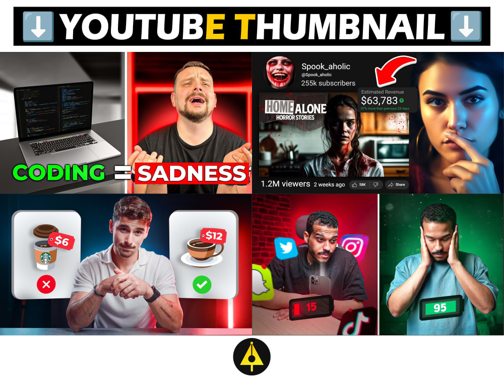 An Amazing YouTube Thumbnail For Your Channel Within One Hour | Upwork