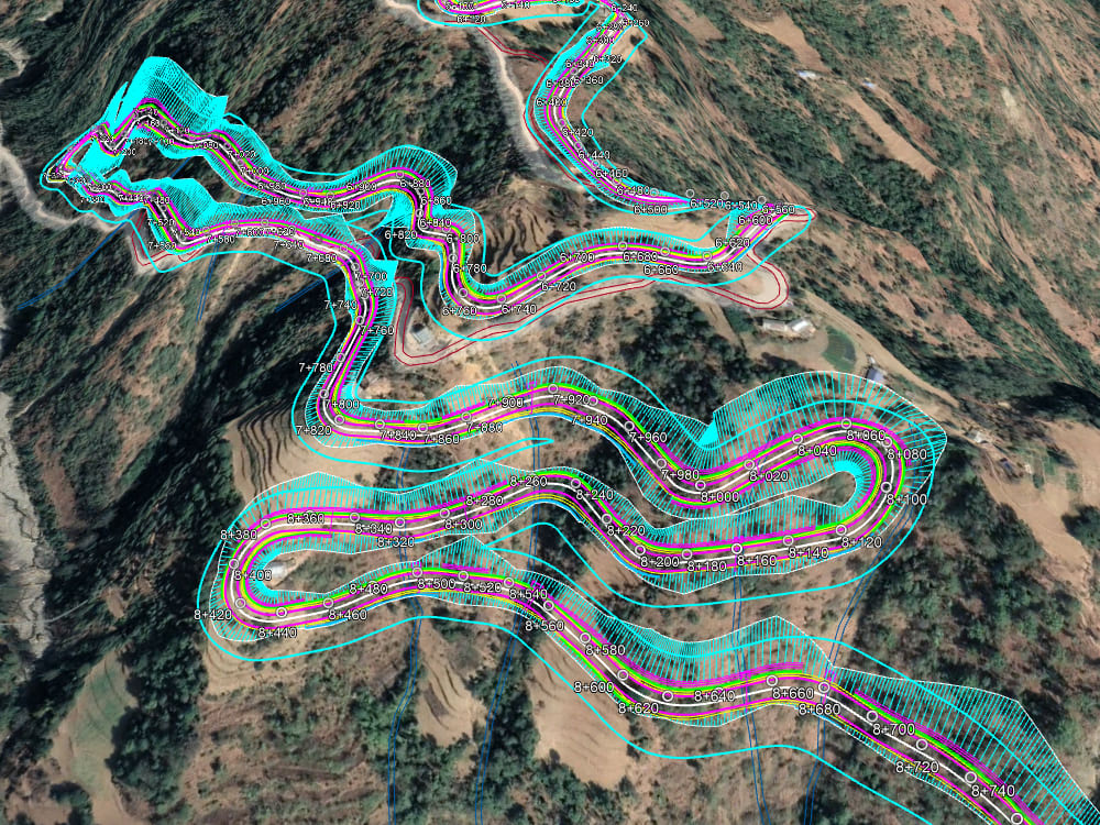 Road design including all Plan-Profile and Cross-Section. | Upwork