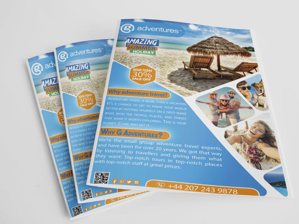 Design a creative Flyer using color theory & marketing techniques. | Upwork