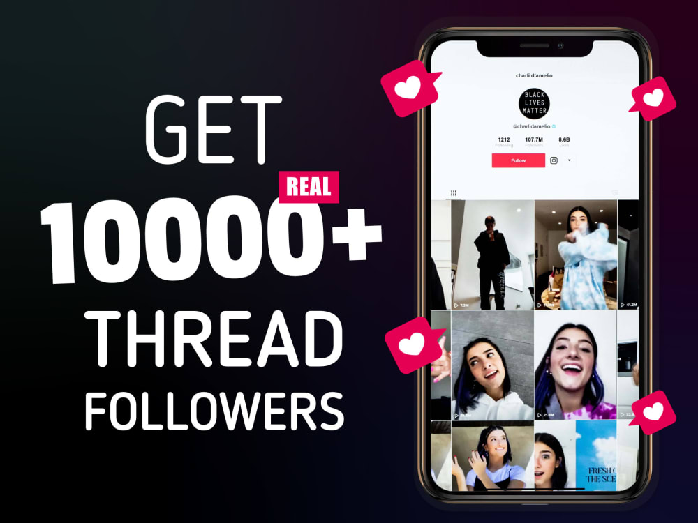 10000 Followers Boost To Your Thread Followers Organically Upwork