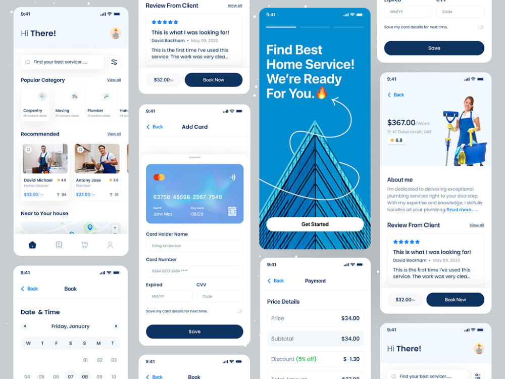App UI UX Design or App UI for Businesses and Startup Companies | Upwork