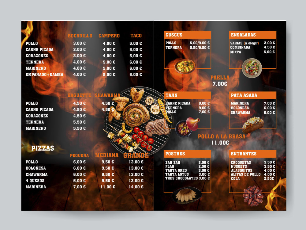 Eye-catching Restaurant Menu Design | Upwork