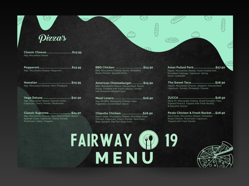 Eye-catching Restaurant Menu Design | Upwork