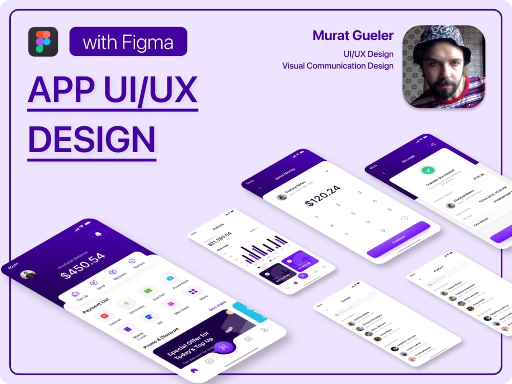 A code-ready UI app design on Figma | Upwork