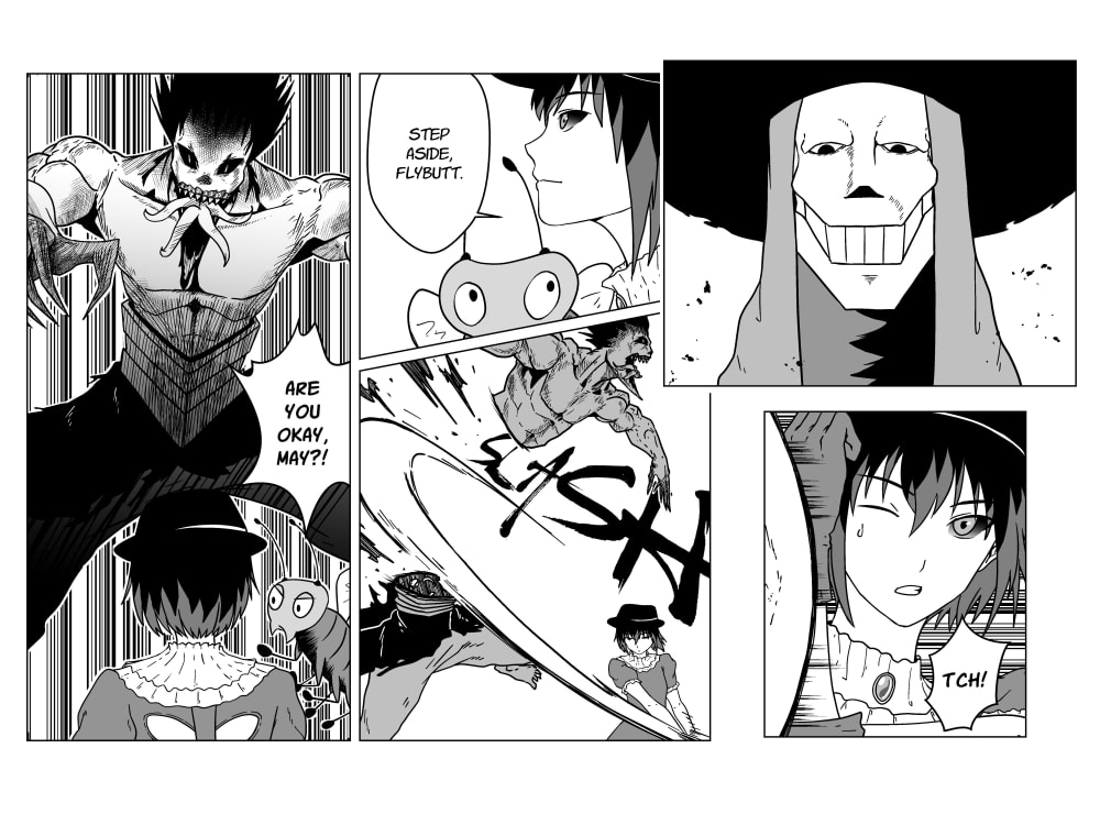 A fantastic colored or B&W manga page | Upwork