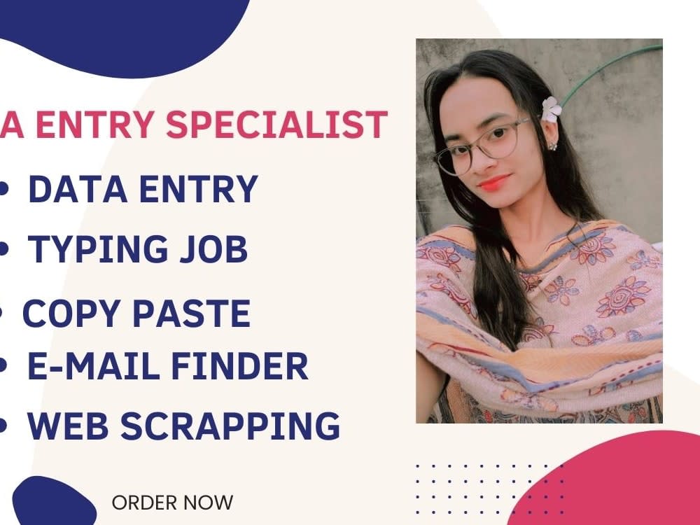 Data entry services. I will provide you all data entry services. | Upwork