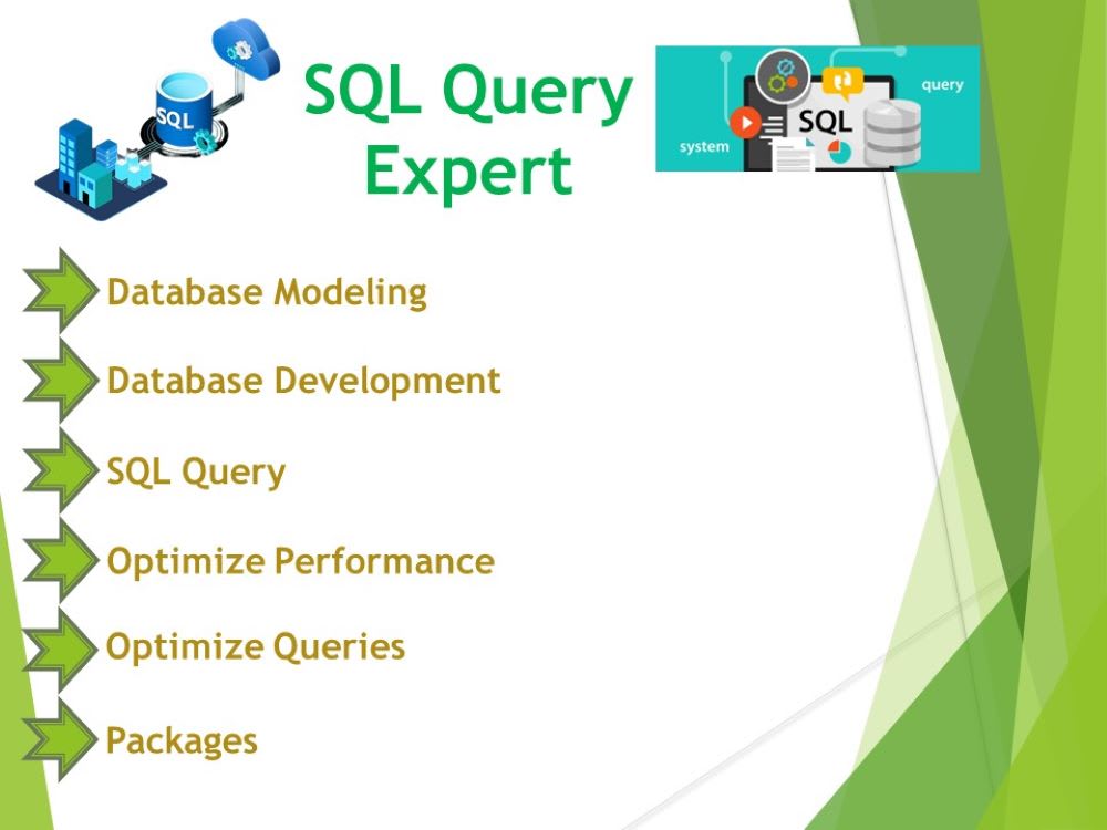 SQL queries and packages with optimization | Upwork SQL queries and packages with optimization | Upwork