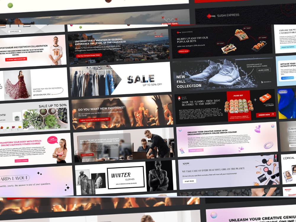 High-Quality Static Banner Ad for Website in 24 hours | Upwork