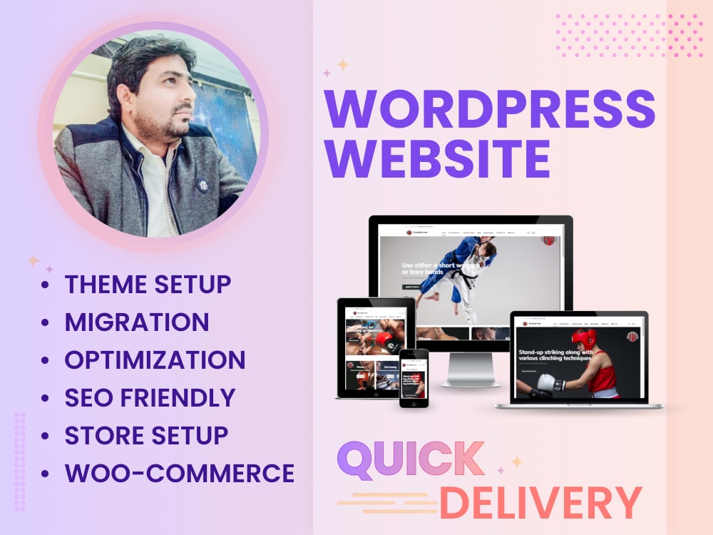 A Wordpress Theme Setup Customization And Content Management Upwork