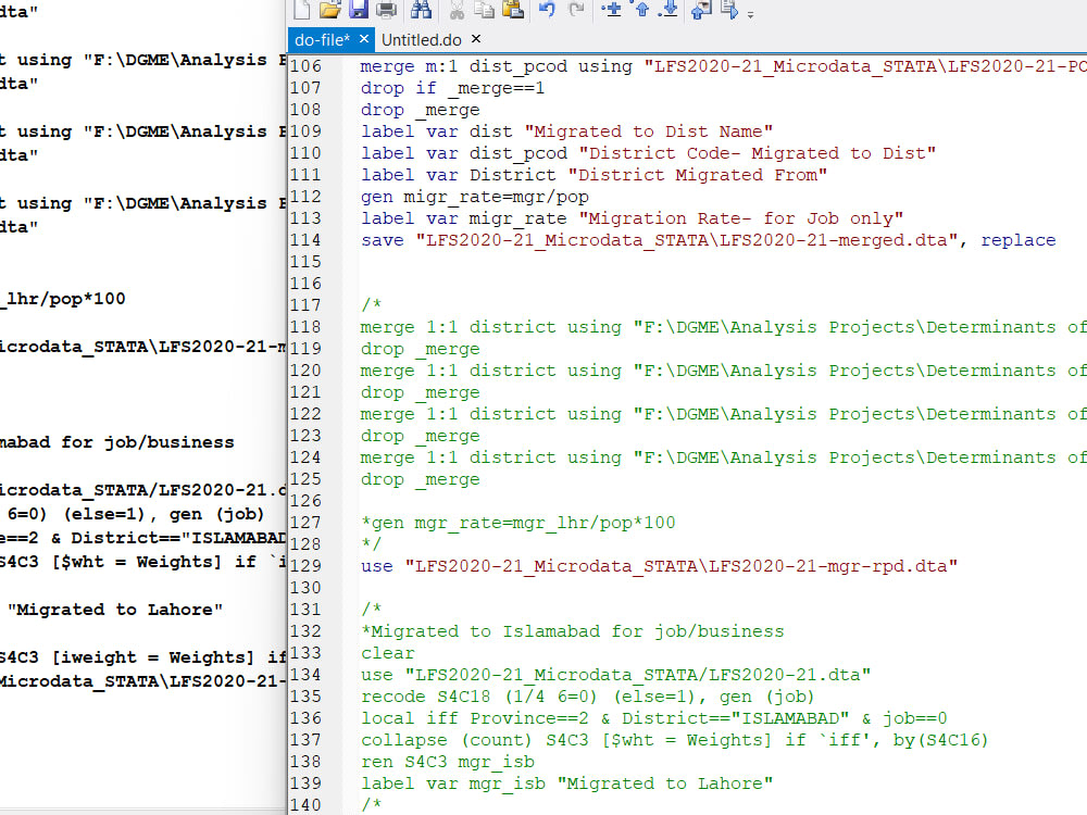 Data analysis using Stata | Upwork