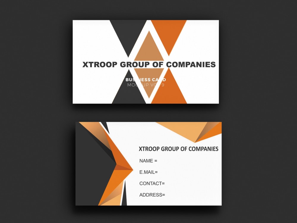 Impactful business card in a short time | Upwork