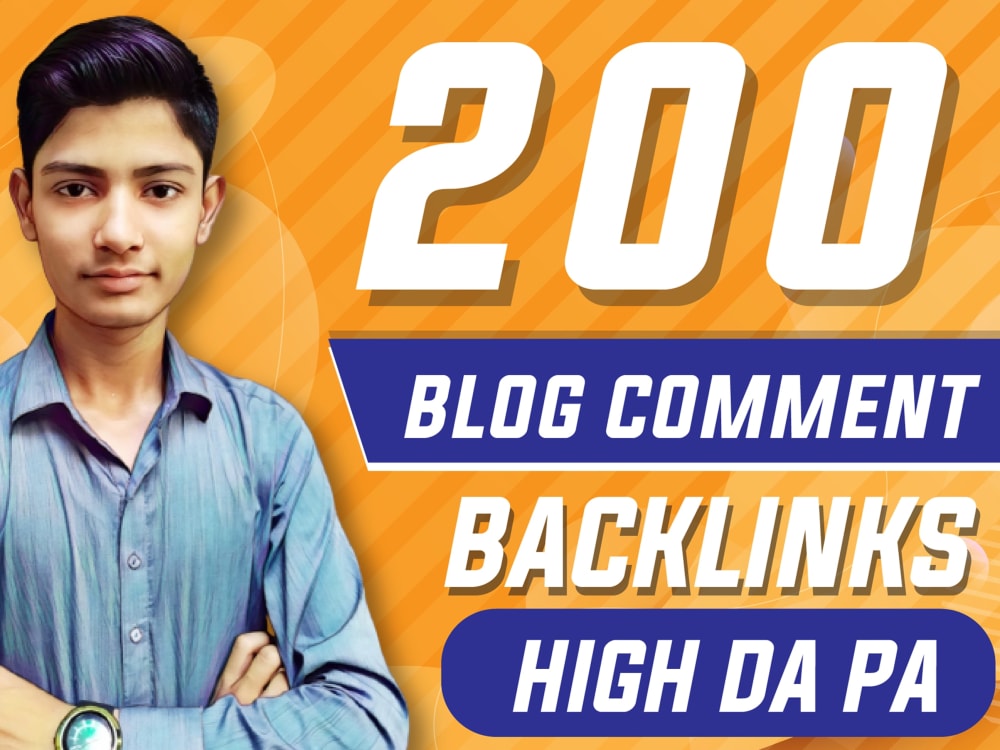 200 Blog comment do follow backlinks | Upwork
