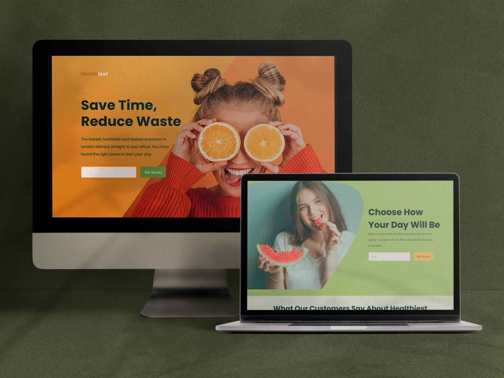 A customized Webflow landing page for your business | Upwork