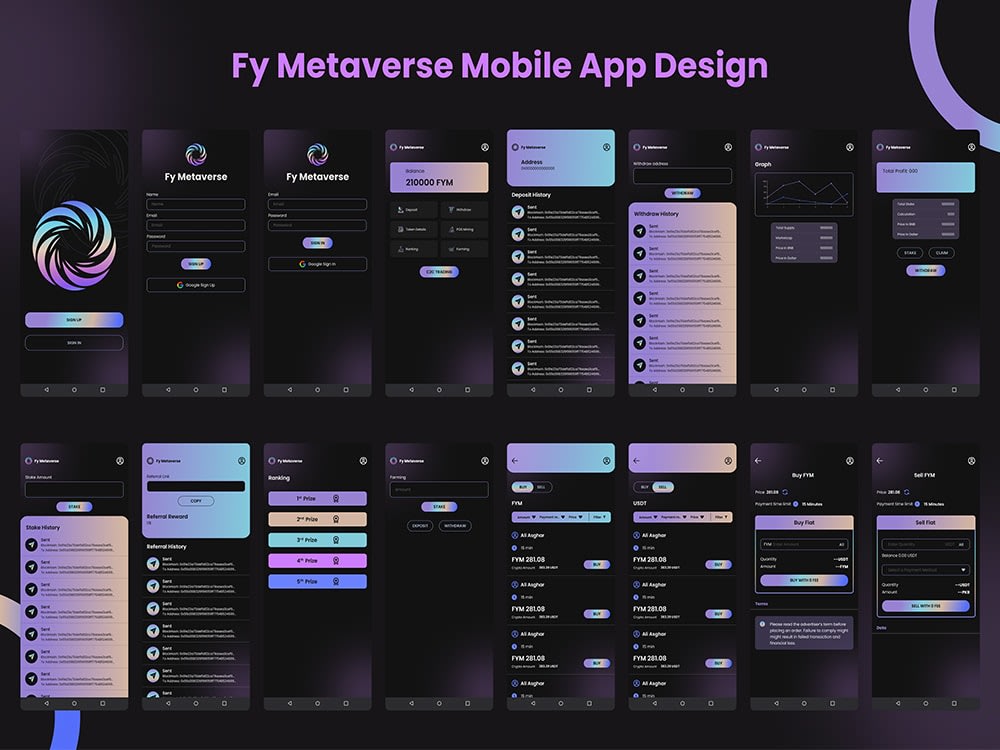 Creative mobile app ui design in figma | Upwork