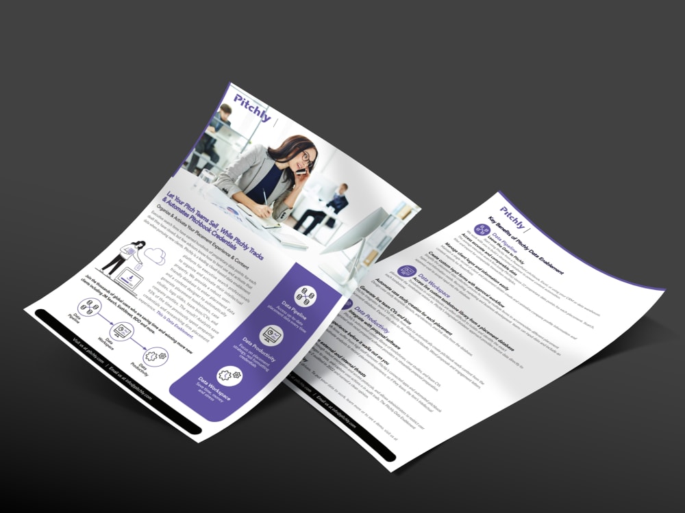 A professional sales sheet design | Upwork