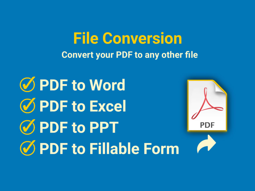 A fantastic PDF conversion | Upwork