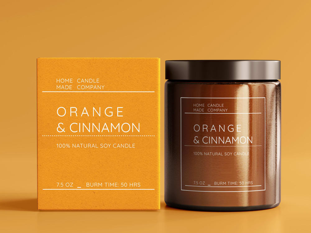 A premium candle label and packaging design | Upwork