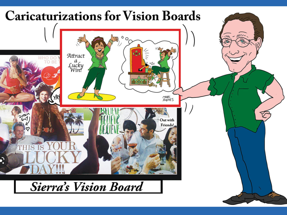 A Caricaturization: Custom Visualization Cartoon Portrait | Upwork