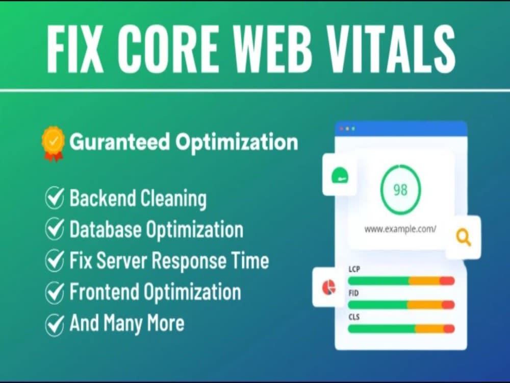 Core Web Vitals Issues Passed in Google PageSpeed Insights | Upwork