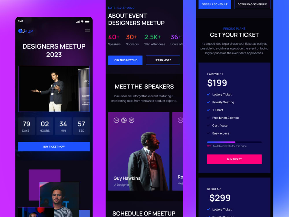 A creative unique modern landing page or website UI UX | Upwork