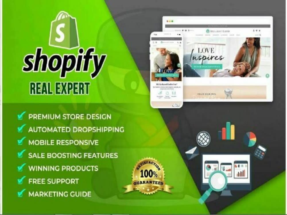 Shopify store design, social media marketing, Shopify redesign | Upwork