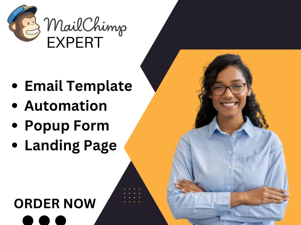 Mailchimp email template, popup form, and automation | Upwork Mailchimp email template, popup form, and automation | Upwork