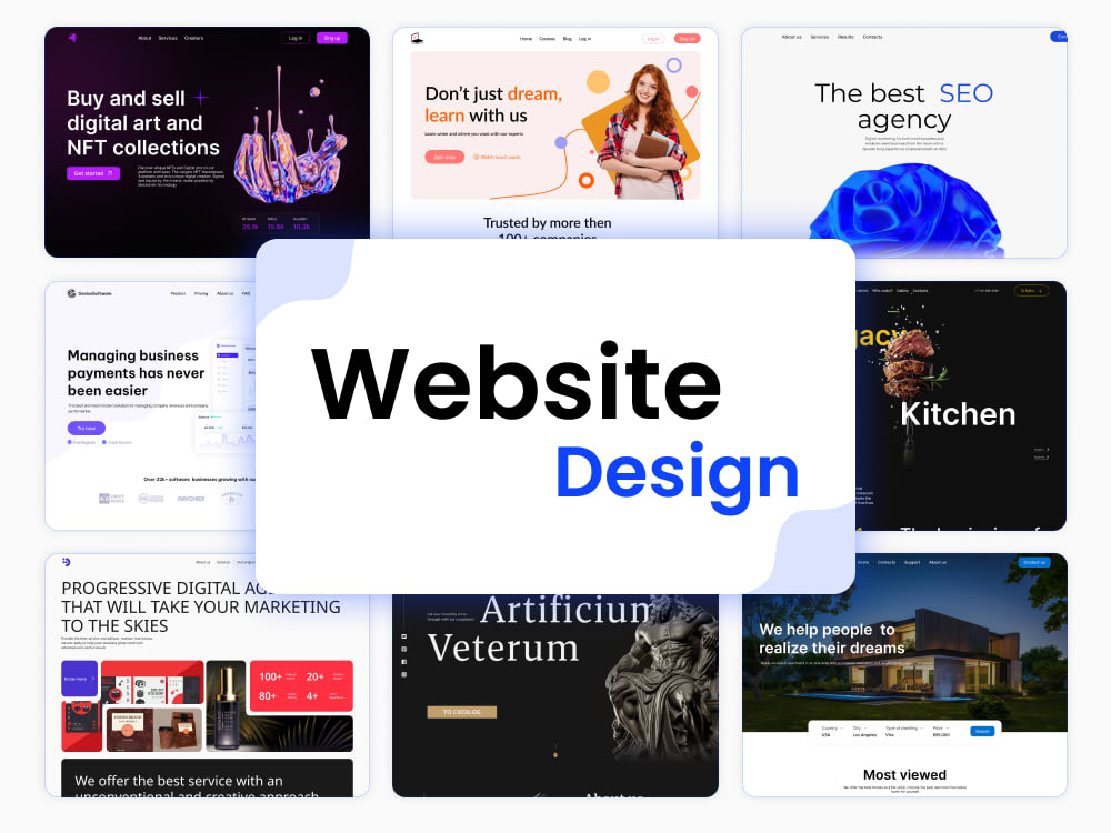 A Modern Website Design, UX/UI Design in Figma | Upwork