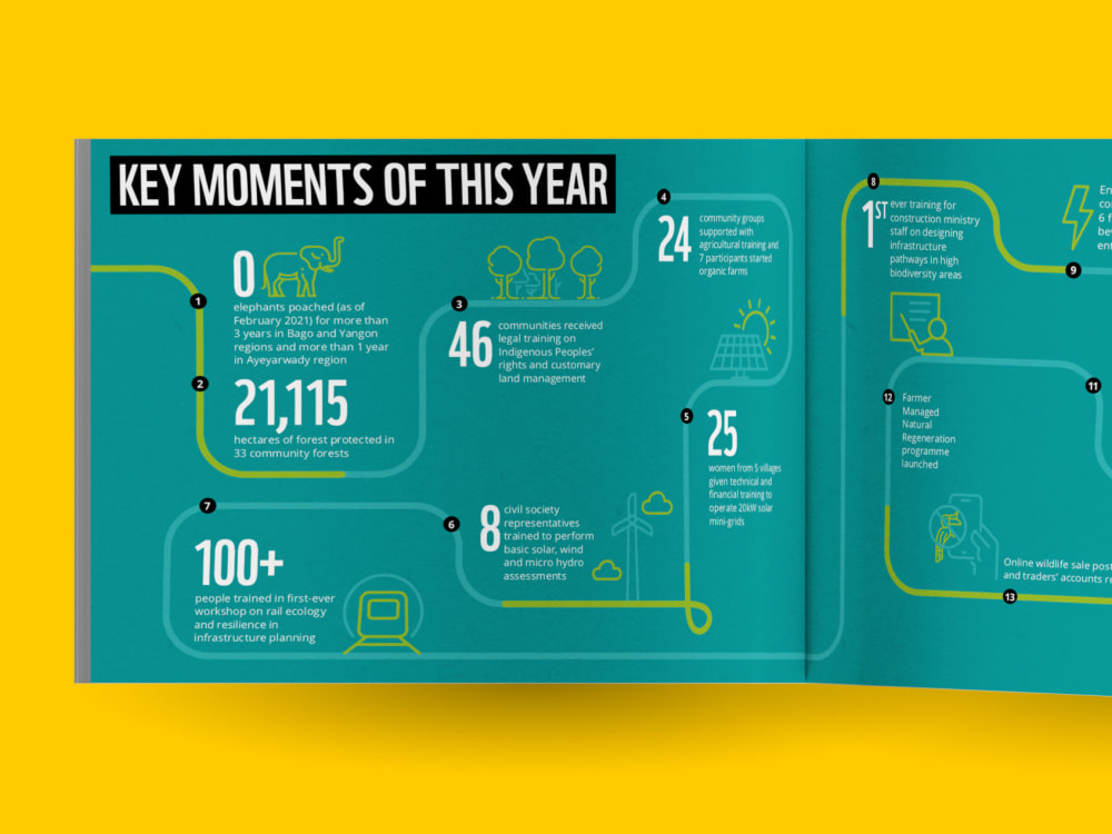 An engaging and unique custom report layout design with infographics ...