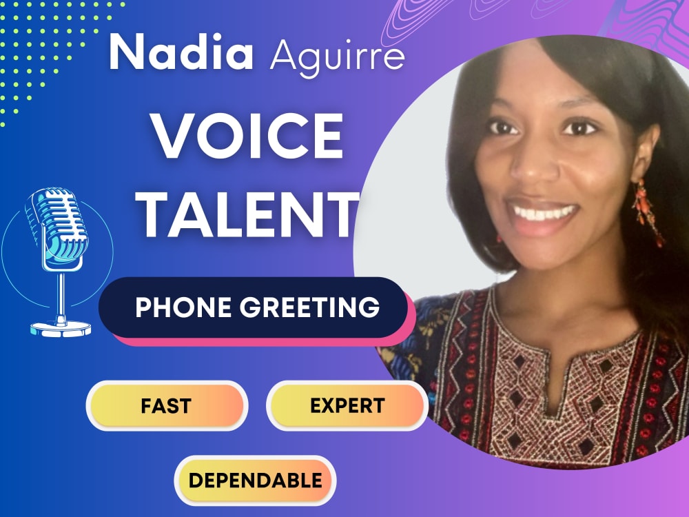 A professional friendly voicemail greeting, phone message or IVR ...