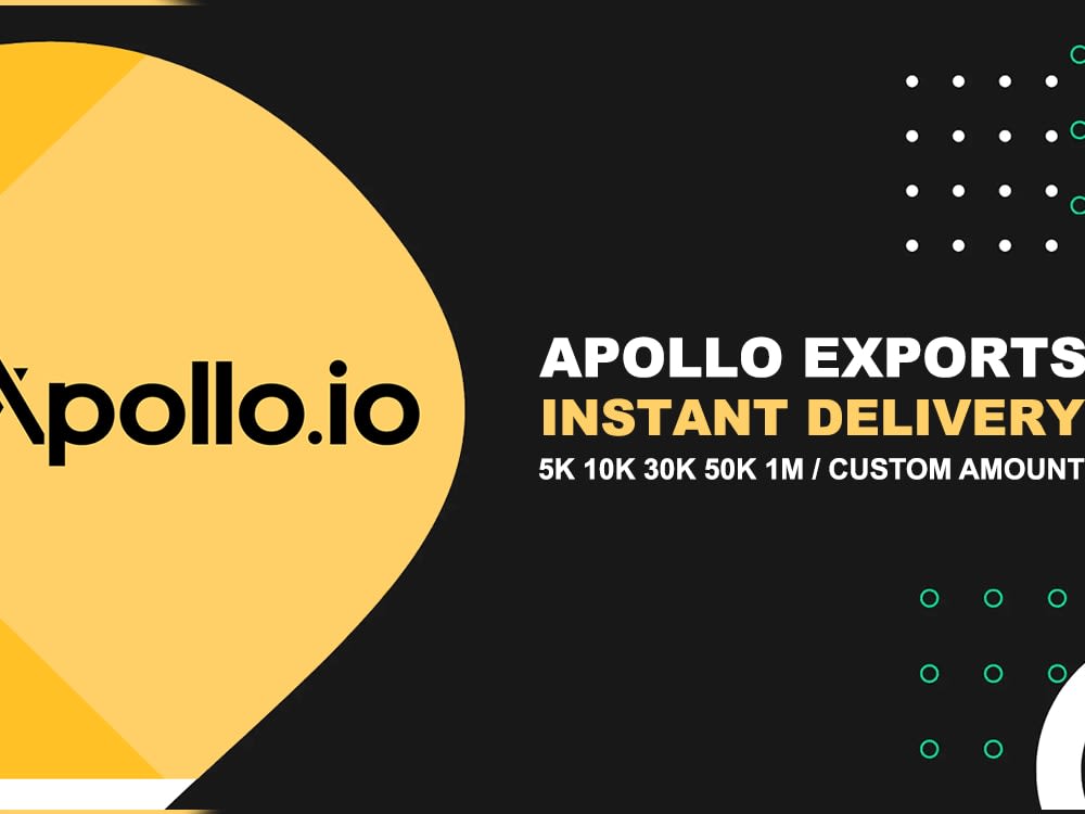 Apollo io unlimited export with instant delivery | Upwork