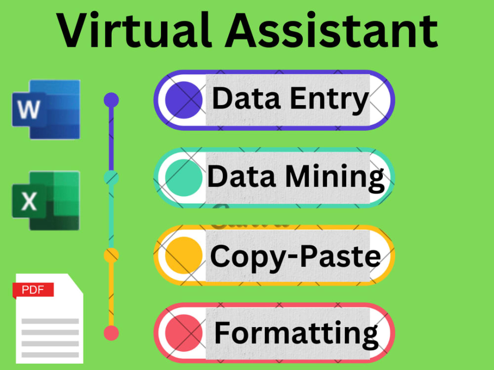 Data Entry, Typing, copy paste, Data mining, Excel Data virtual Service | Upwork